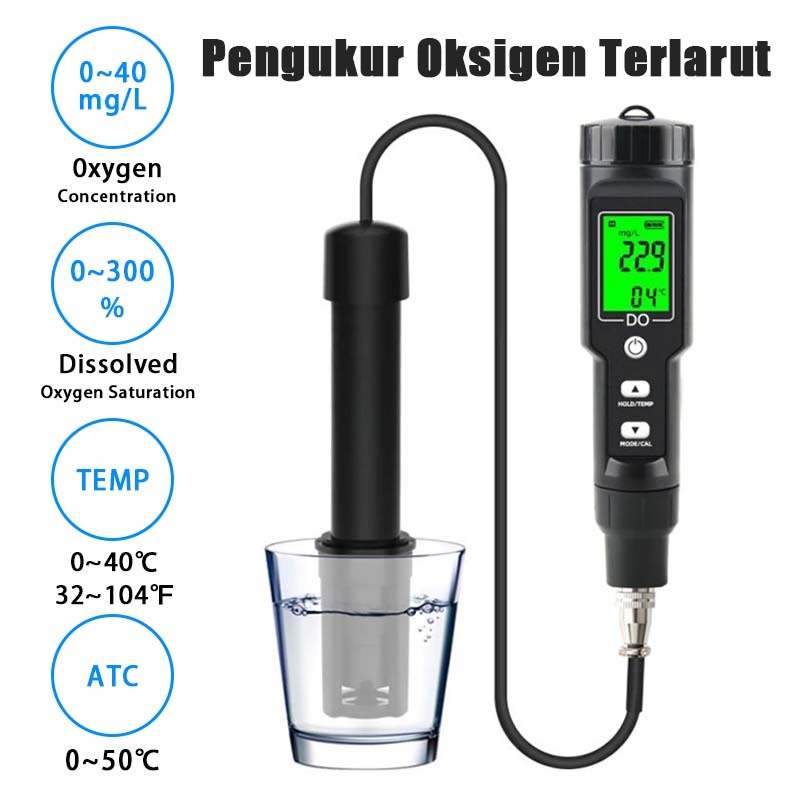 Jual Dissolved Oxygen Meter Air Dissolved Oksigen Analyzer Alat Ukur ...