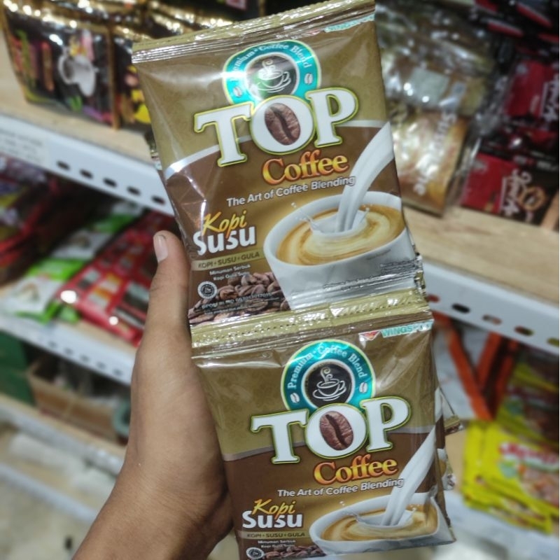 Jual Top Kopi Susu 1 renceng isi 12 pcs Kopi Susu Renteng | Shopee ...