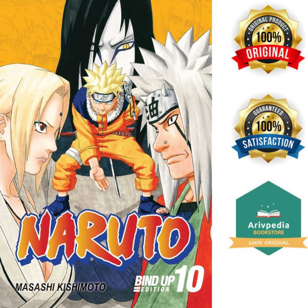 Jual Naruto Bind Up Edition 1 2 3 4 5 6 7 8 9 10 by MASASHI KISHIMOTO | Shopee Indonesia