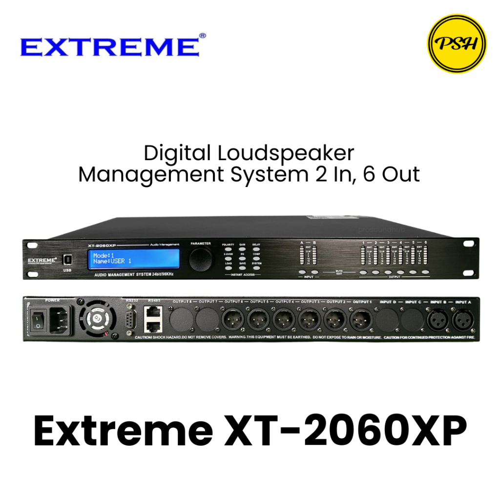 Jual Extreme XT-2060XP DLMS Digital Loudspeaker Management System 2 In ...