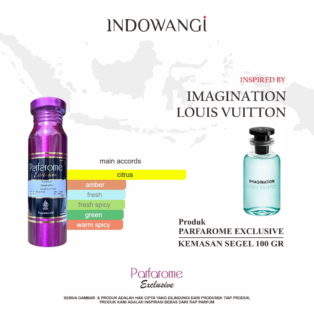 Jual Bibit Parfum Lv Imagination by PARFAROME EXCLUSIVE Kemasan Segel ...
