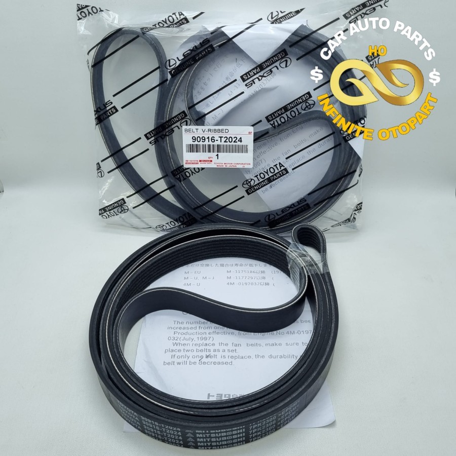 Jual VAN FAN BELT TALI KIPAS INOVA INNOVA HILUX FORTUNER BENSIN 90916-T2024 QUALITY | Shopee ...