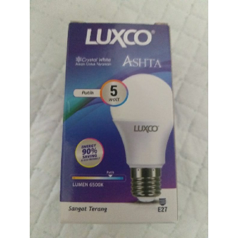 Jual LAMPU LED LUXCO ASHTA BOHLAM 5 WATT PUTIH | Shopee Indonesia