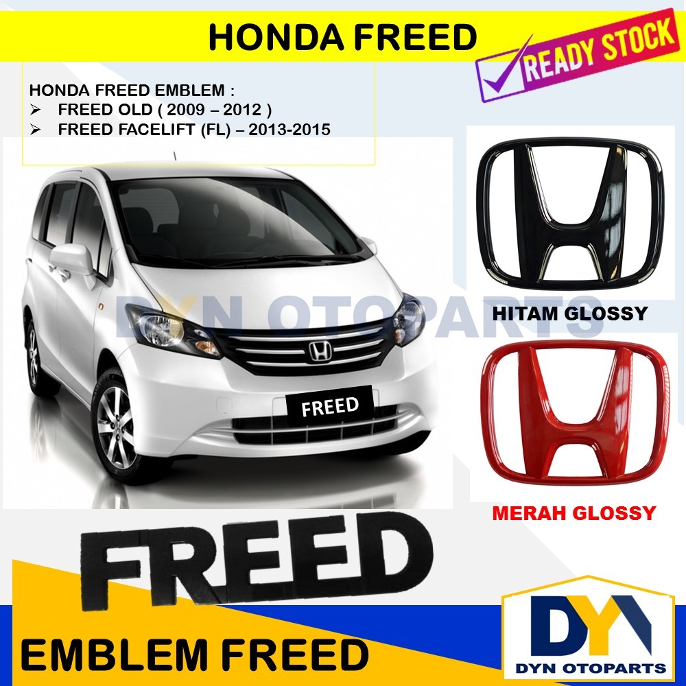 Jual DYN177- Honda Freed, Emblem, Sticker, Logo Lambang Honda FREED ...