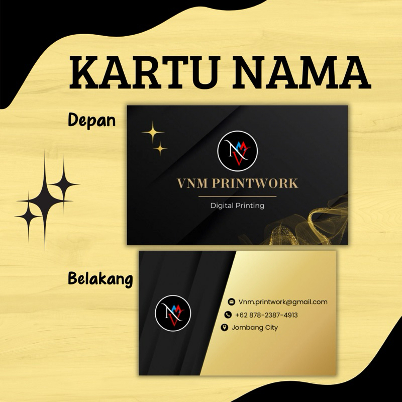 Jual THANK YOU CARD KARTU NAMA USAHA KARTU NAMA TOKO CETAK 1 SISI ...