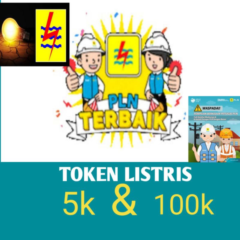 Jual Token PLN 100K PLN MOBLE 100KPLN PLN0005 (kirim kan nomer Meteran ...