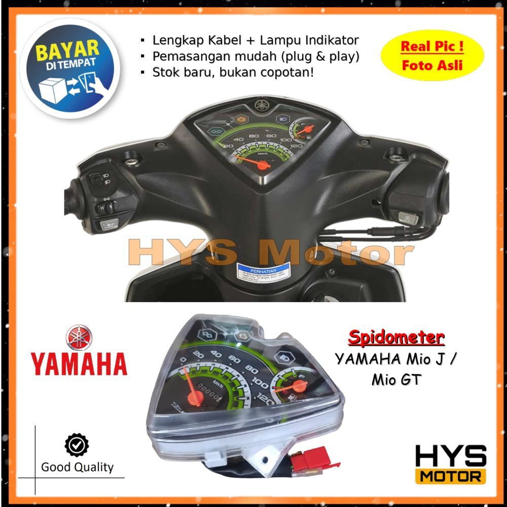 Jual HYS Spidometer Assy YAMAHA Mio J / Mio GT Lama - Speedometer ...