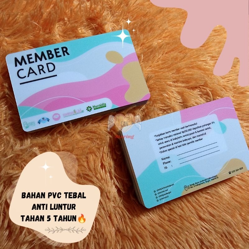 Jual Cetak Id Card TEBAL 2sisi Member Olshop / Kartu pelajar / Kartu ...