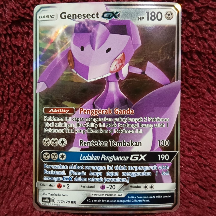 Jual Genesect GX RR - Pokemon TCG Indonesia foil holo | Shopee Indonesia