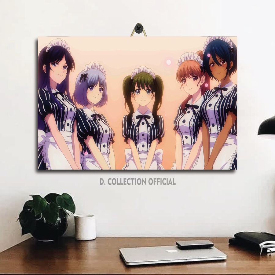 Jual Hiasan Kamar Waifu Goddess Cafe Terrace / Poster Megami No Cafe ...