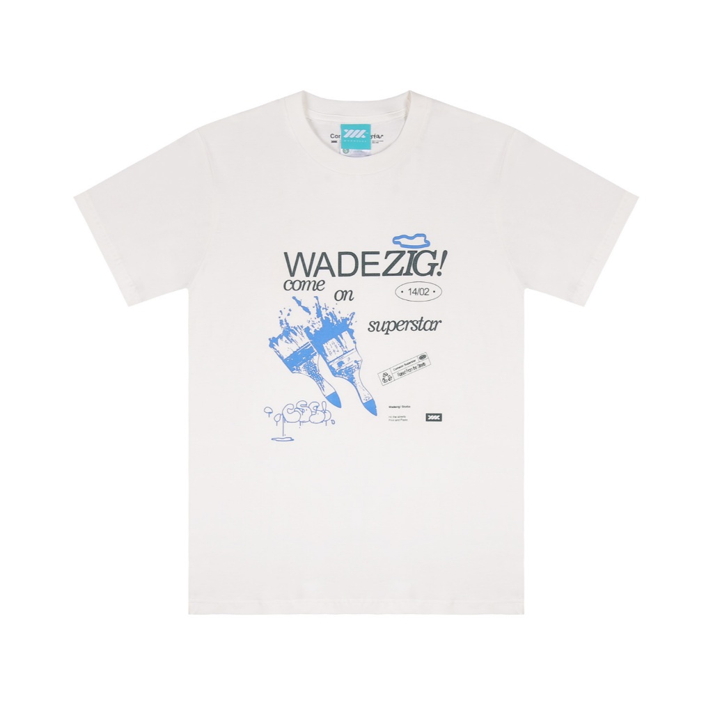 Jual WADEZIG! T-SHIRT - PNP BOKEN WHITE | Shopee Indonesia