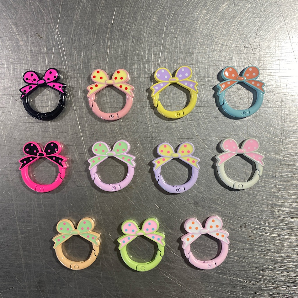 Jual RP1 Gantungan Ring Premium Bentuk Pita 11 Warna | Shopee Indonesia