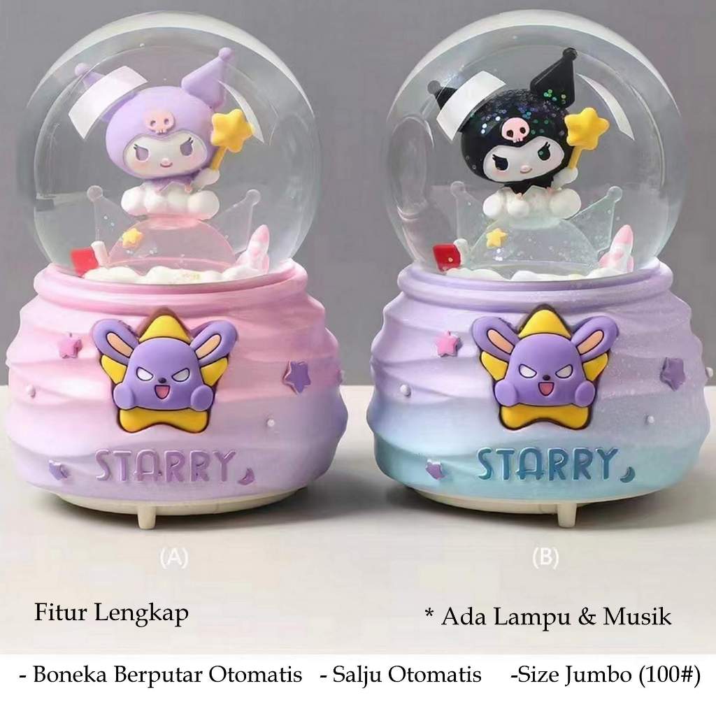 Jual Fitur Lengkap Premium Snowball Size Jumbo / Pajangan Bola Musik ...