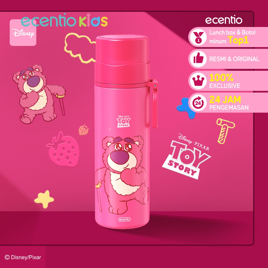 Jual 【Lotso】ecentio botol minum tumbler stainless 500ml Disney Lotso ...
