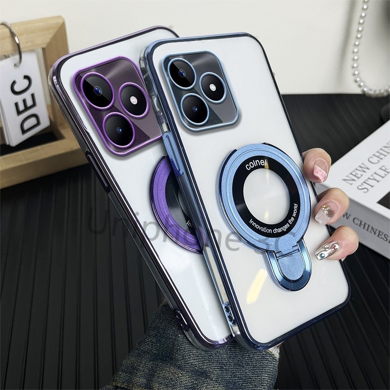 Jual Case Realme C53 / C51 / Note 50 Plating Ring Transparan Silicone ...