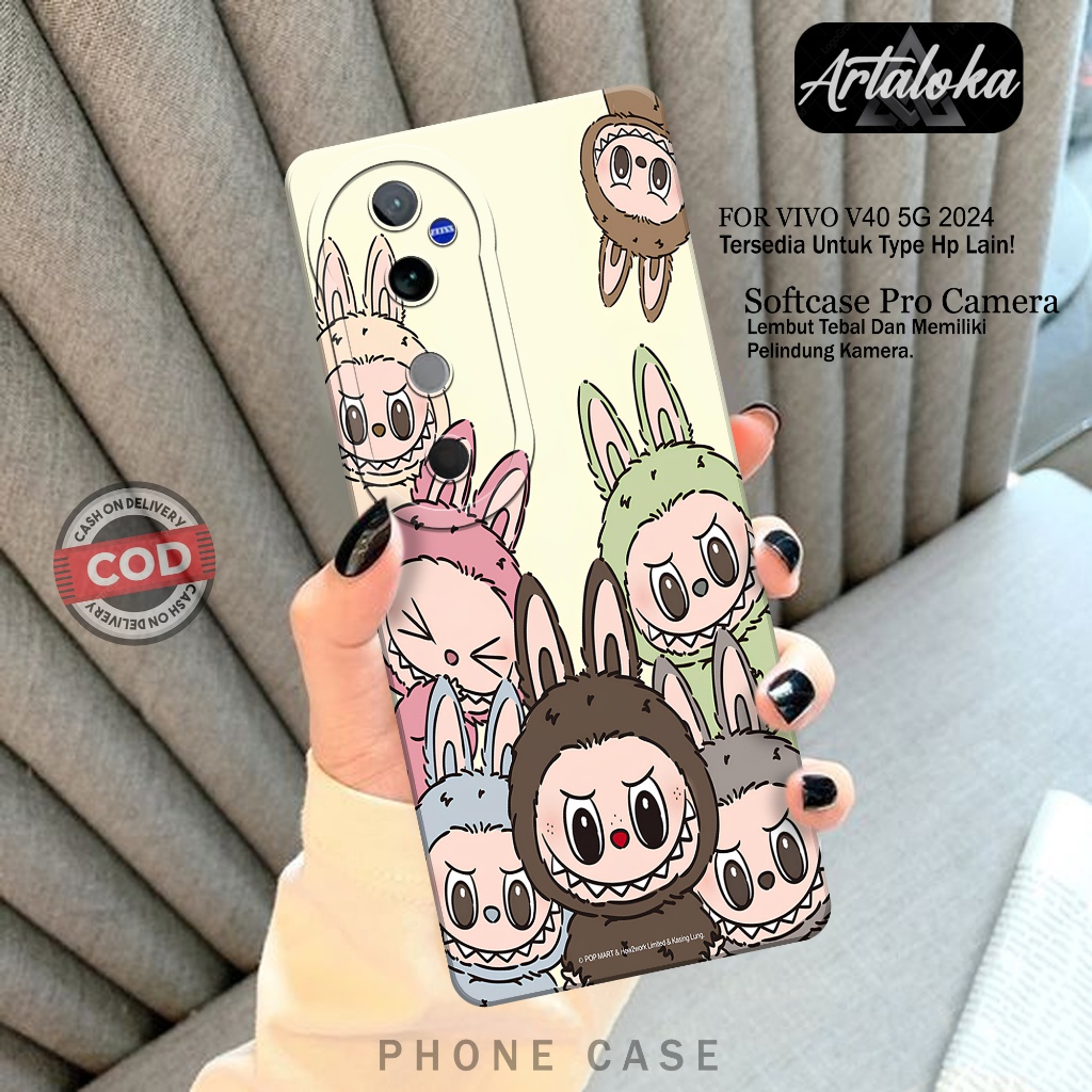 Jual Softcase Hp VIVO V40 5G 2024 Terbaru Fashion Case Kartun Lucu Case VIVO V40 5G 2024 Silikon ...