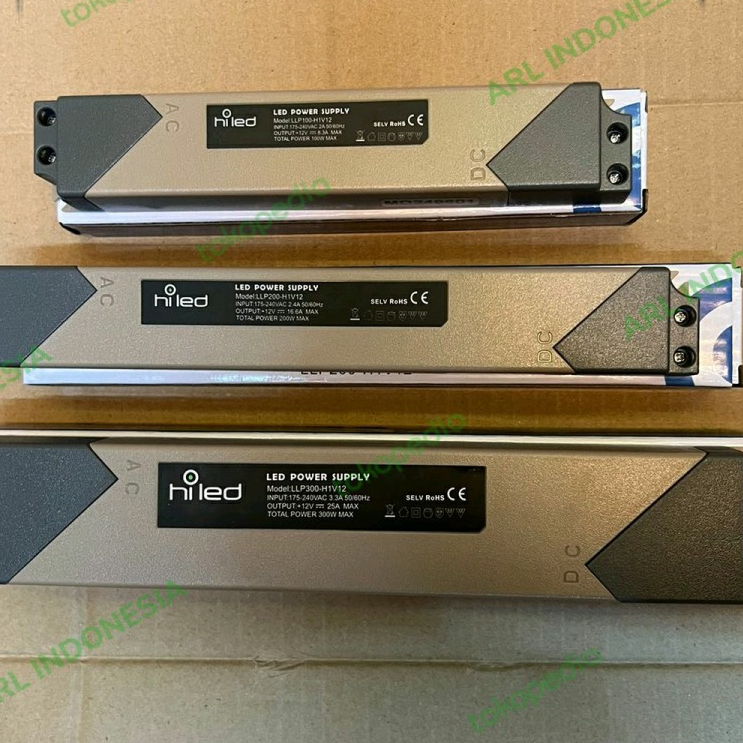 Jual HILED TRAFO SWITCHING POWER SUPPLY 12V DC SLIM100w 200w 300w ...