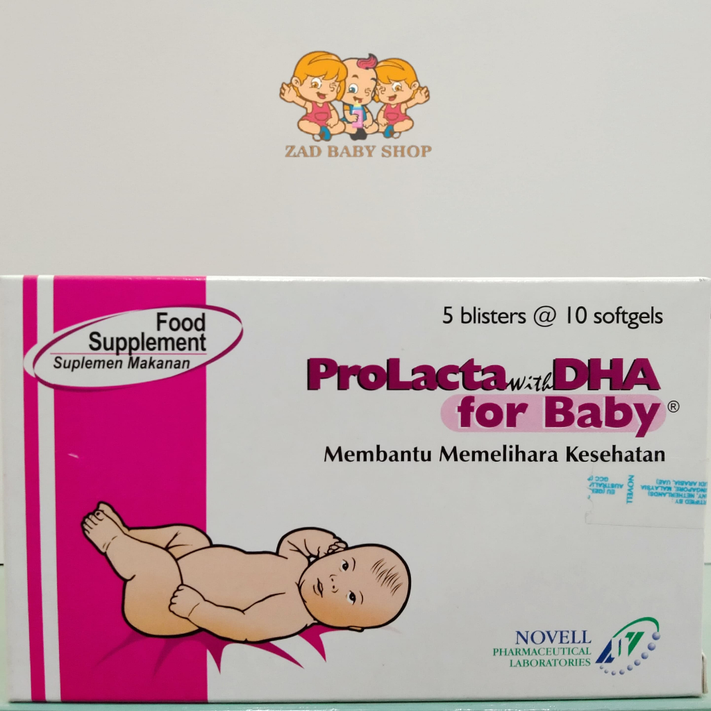Jual PROLACTA WITH DHA FOR BABY 1 BOX ISI 50 SOFTGELS | Shopee Indonesia