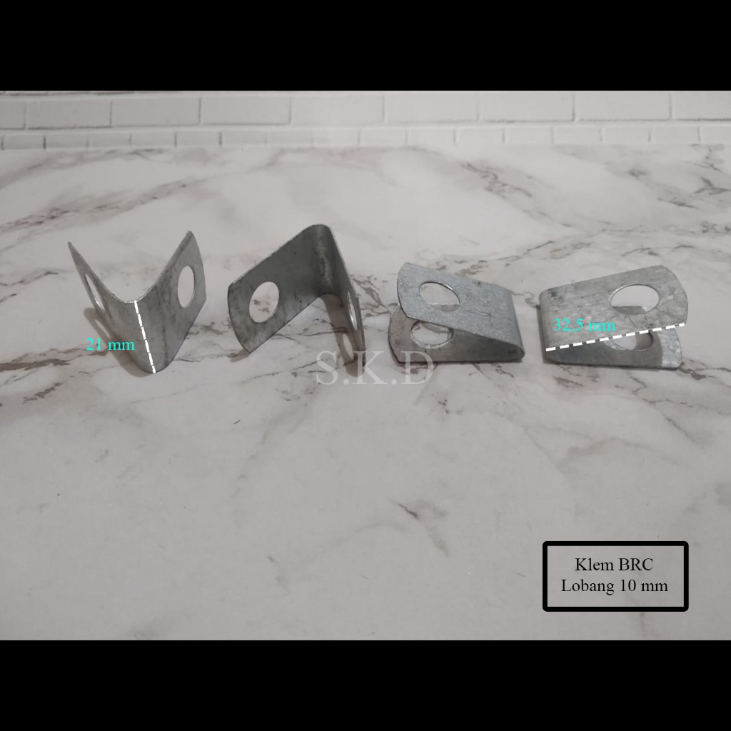 Jual Klem BRC / U - Clip/ Ornamen Pagar/ Ornamen Tangga | Shopee Indonesia