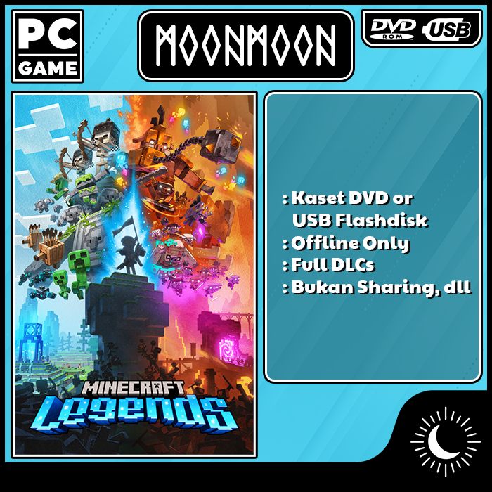 Jual Minecraft Legends Deluxe Edition (2023) Full DLCs Game PC Laptop ...