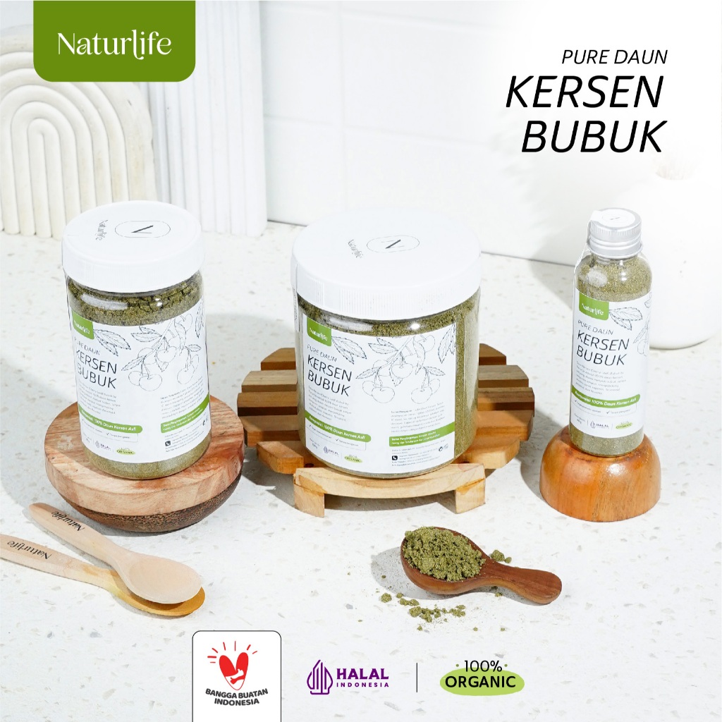 Jual DAUN KERSEN BUBUK PREMIUM ASLI TANPA CAMPURAN ASLI 100% ORIGINAL ...