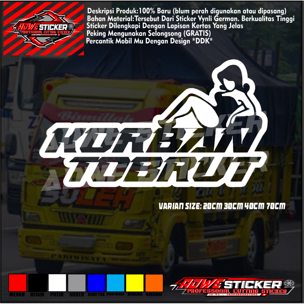 Jual HEBOH Stiker Kaca Truk Stiker Kata Kata Stiker Cutting Korban ... Jual HEBOH Stiker Kaca Truk Stiker Kata Kata Stiker Cutting Korban ...