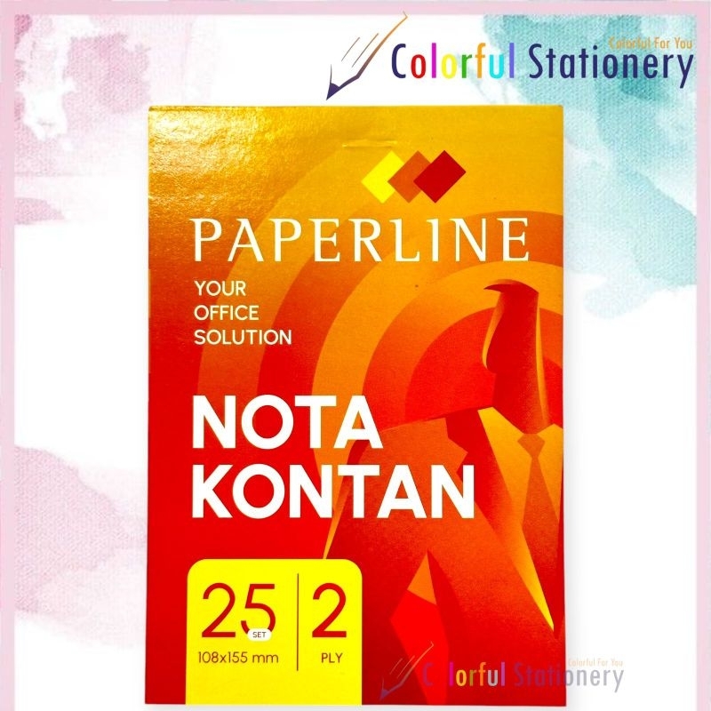 Jual Nota Kontan Kecil 2 Ply/Rangkap 2 Paperline (Pak 10 Pcs) | Shopee ...