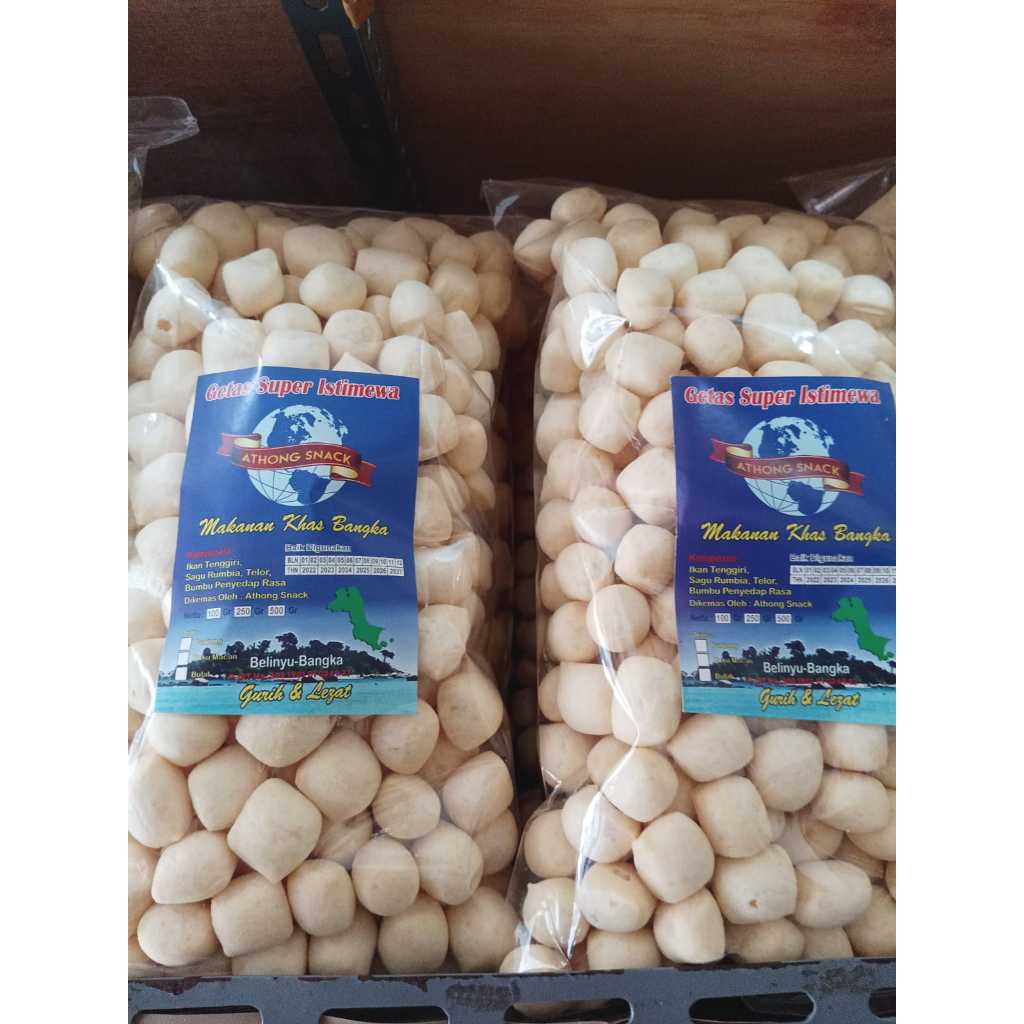 Jual Getas bangka bulat super istimewah makanan khas bangka athong ...