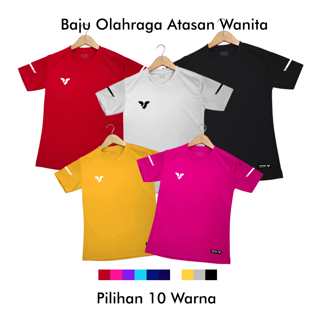 Jual Baju Olahraga Wanita Lengan Panjang Kaos Jersey Dry Fit Running Zumba Lari Yoga Fitness ...