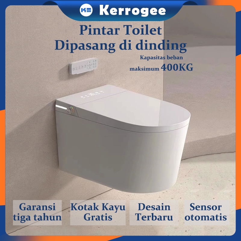 Jual Pintar Toilet Closet duduk otomatis dipasang di dinding Keramik ...
