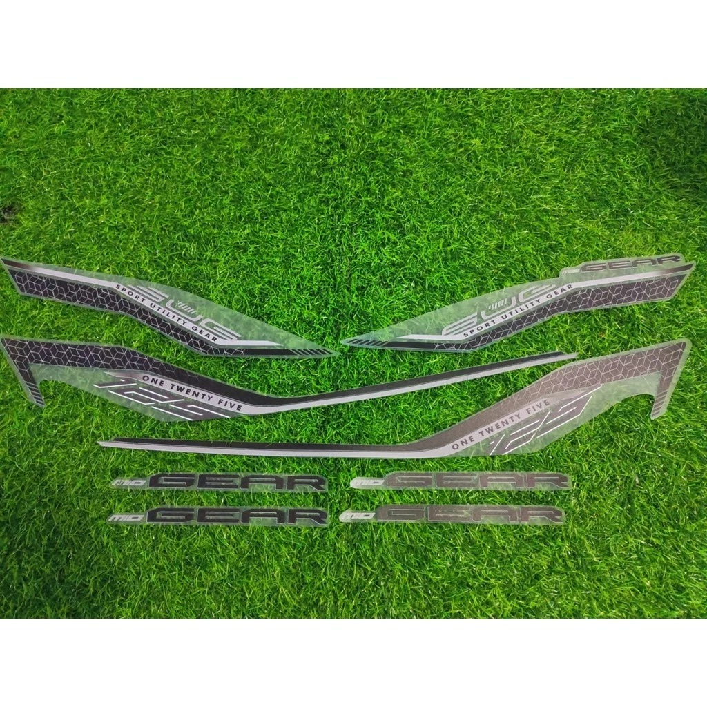 Jual STRIPING SEMIFULL GEAR 125 DESAIN SIMPLE MINIMALIS RACING STIKER STRIPING TRANSPARAN MIO ...