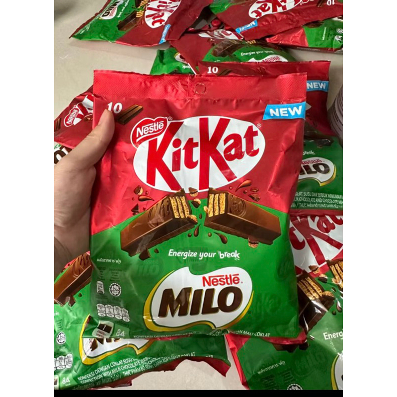 Jual kitkat milo ( Coklat colaborasi dengan Milo) Ready stok | Shopee ...