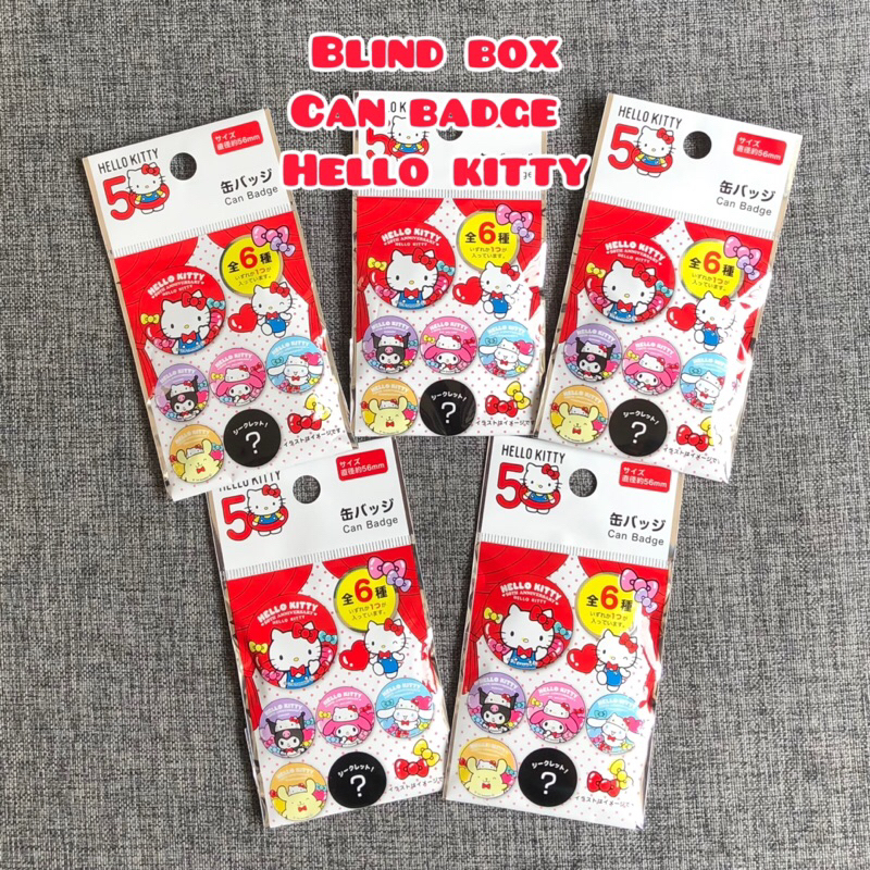 Jual hello kitty can badge blind box bros pin original japan | Shopee ...