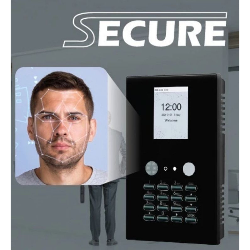 Jual SECURE EAZY FACE-M ~Mesin Absensi Wajah / Absen Wajah Face ID # ...