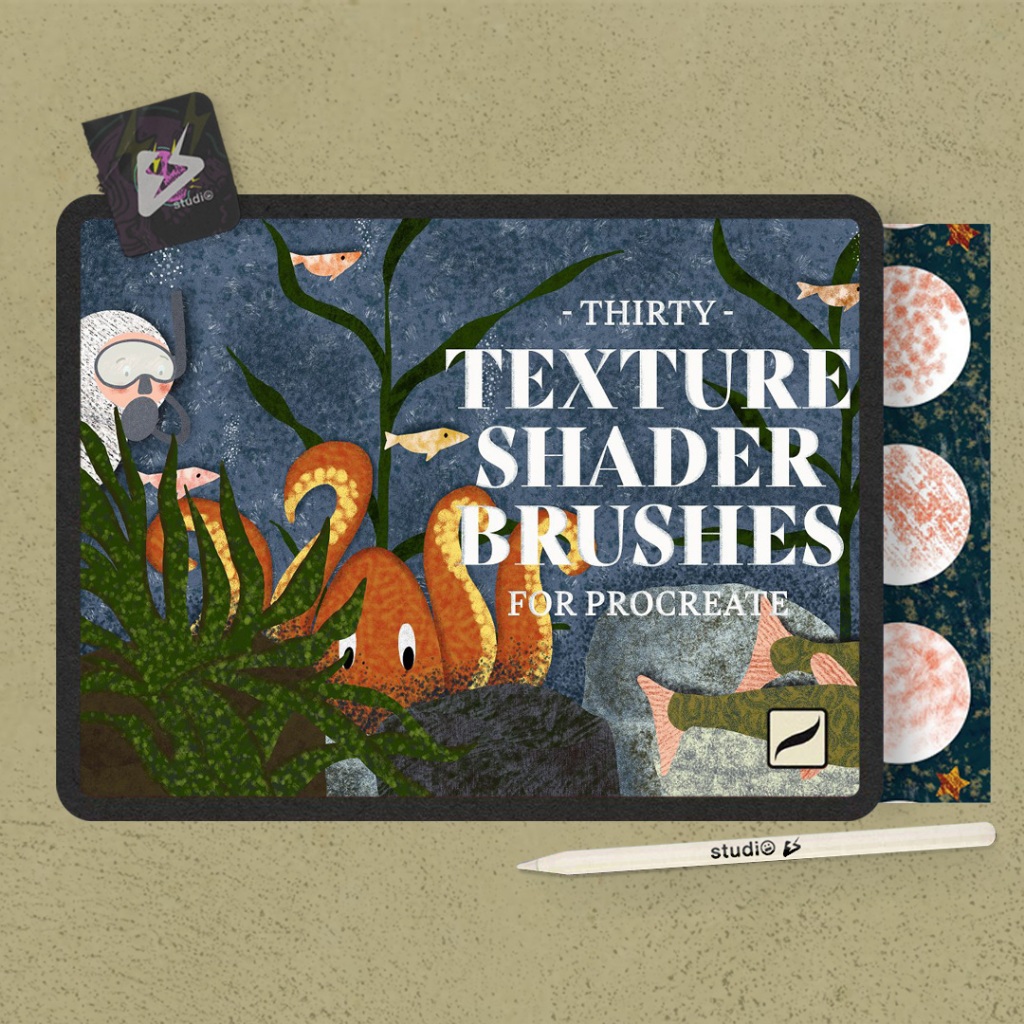 Jual Procreate Brush - Biso Texture Shader Brushes | Shopee Indonesia