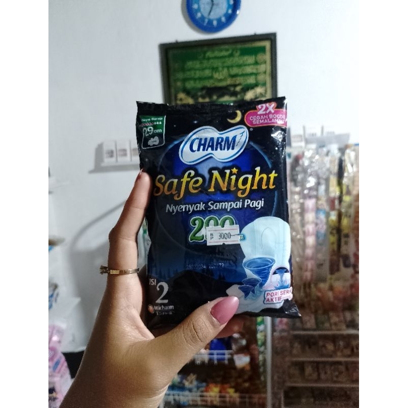 Jual pembalut Charm night 29cm | Shopee Indonesia