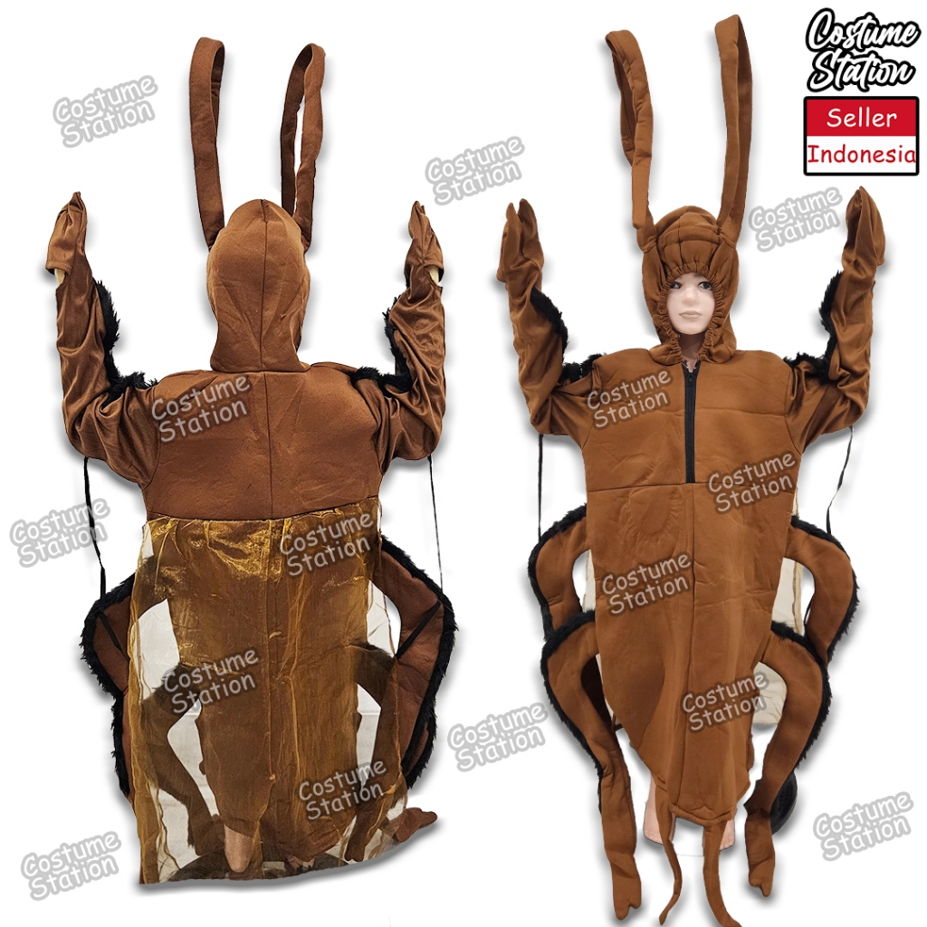 Jual Kostum Maskot Cockroach / Costume Maskot Kecoa Hewan Binatang ...
