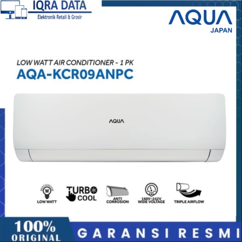 Jual AC AQUA 1 PK Low Watt Low Voltage R32 AQA-KCR09ANPC Garansi Resmi ...