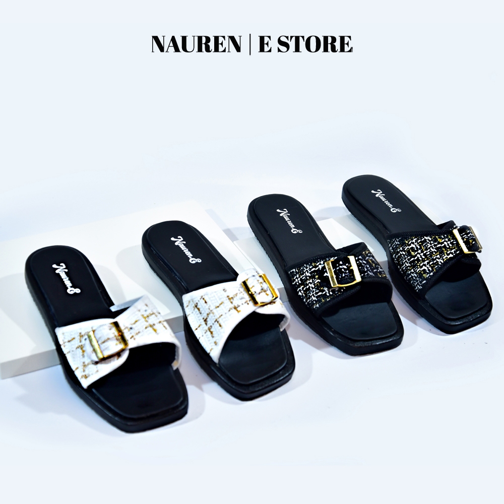 Jual Sani Sendal Wedges Sandal platform Wanita kekinian Rajut Gesper ...