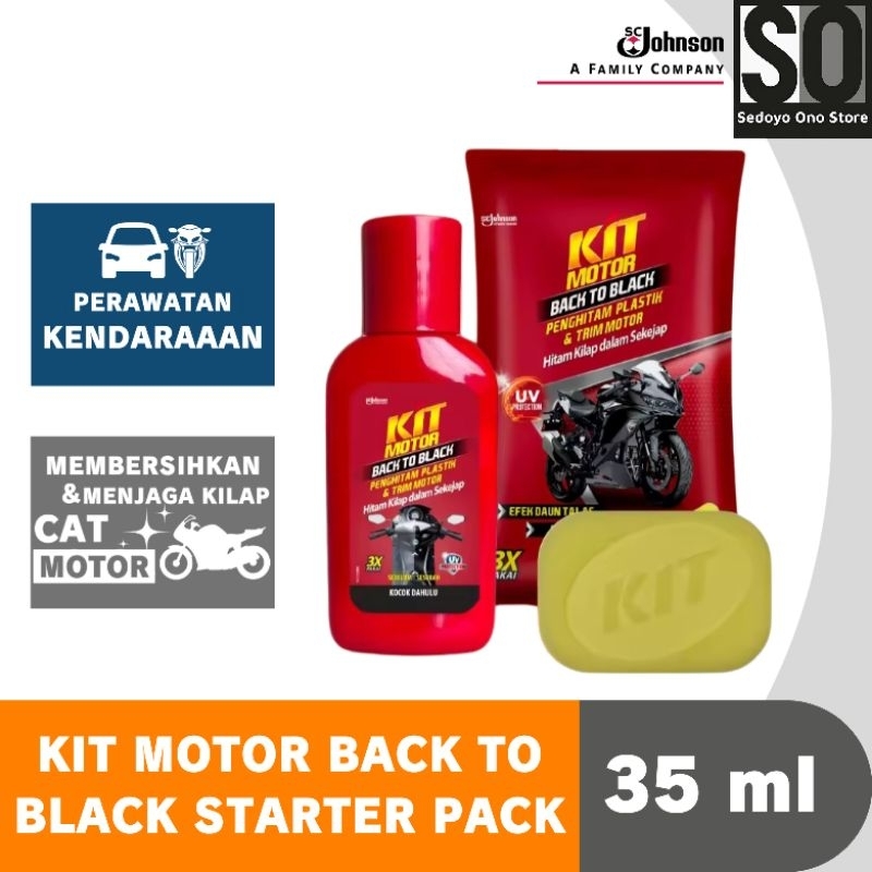Jual Kit Motor Back To Black Starter Pack 35 ml Sachet | Shopee Indonesia