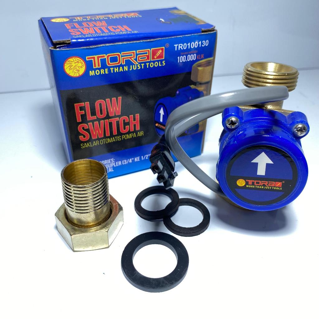 Jual TORA Flow Switch 1” x 3/4”- 1/2" Dan Otomatis Pompa Dorong Booster ...