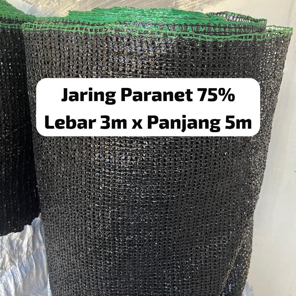 Jual Harga Merakyat Jaring Paranet 75 LEBAR 3 METER x PANJANG 5 METER ...