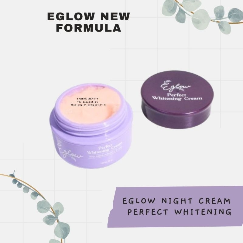 Jual EGLOW WHITENING NIGHT CREAM SATUAN | Shopee Indonesia