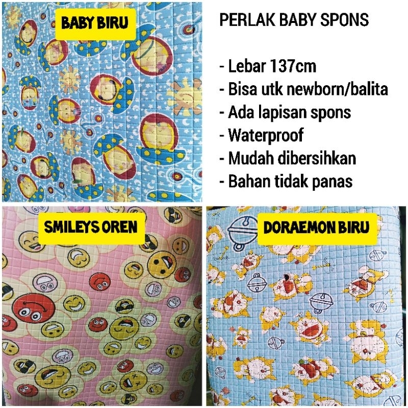 Jual Perlak Baby Sponge Bayi Newborn lebar 137cm | Shopee Indonesia