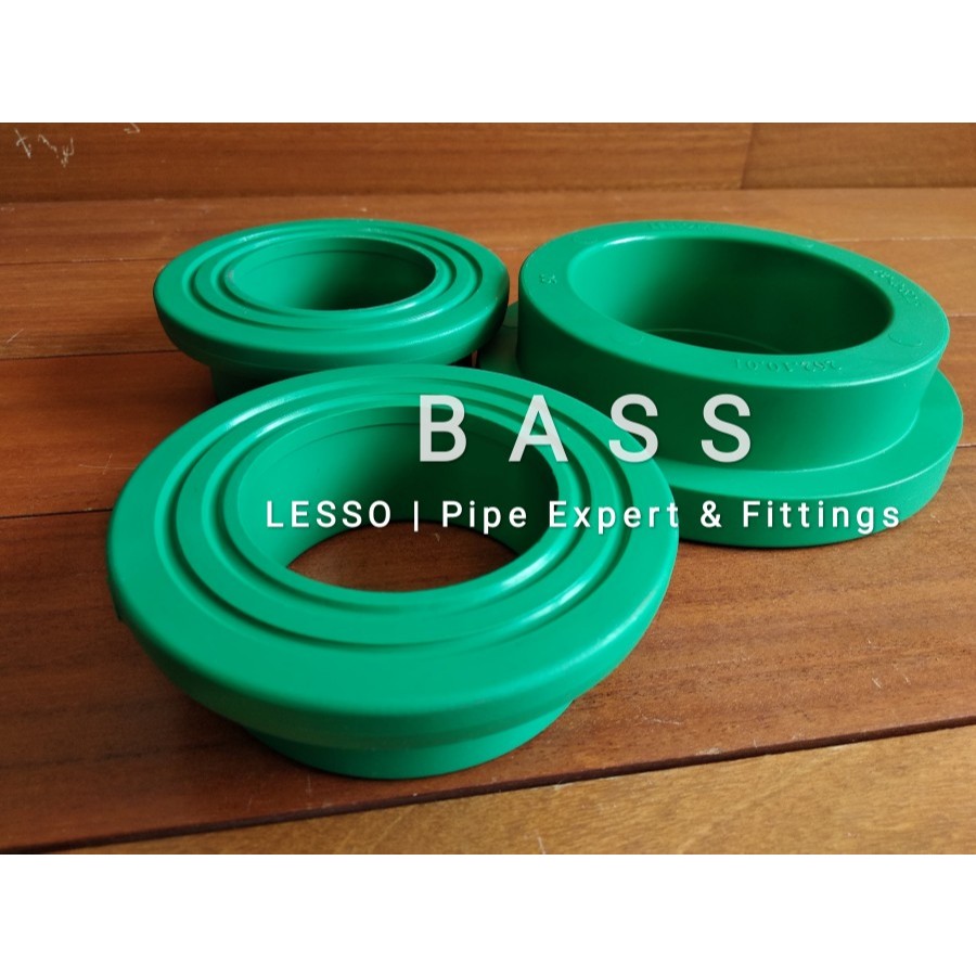 Jual Flange PPR 2 1/2" Inch Lesso Stub end Flange 75mm PPR Fitting Pipa ...