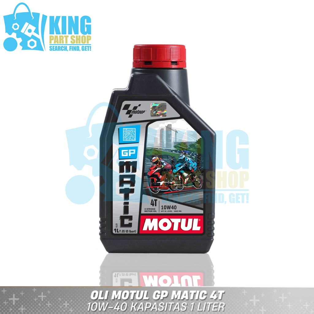Jual Oli Motor Motul GP MATIC 4T 10W40 1L Oli Mesin Matic 1 Liter ...