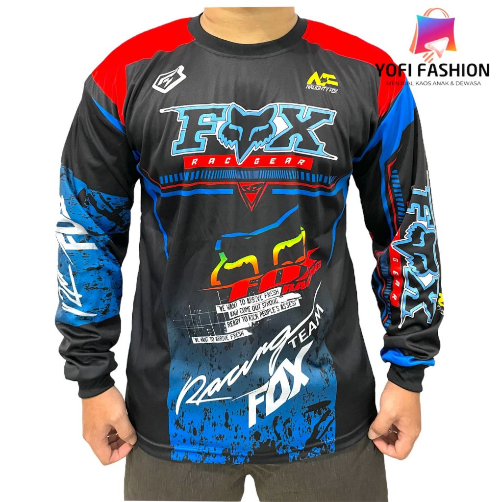 Jual JERSEY MOTOR CROSS BAJU OFROAD KAOS TRAIL LENGAN PANJANG | Shopee ...