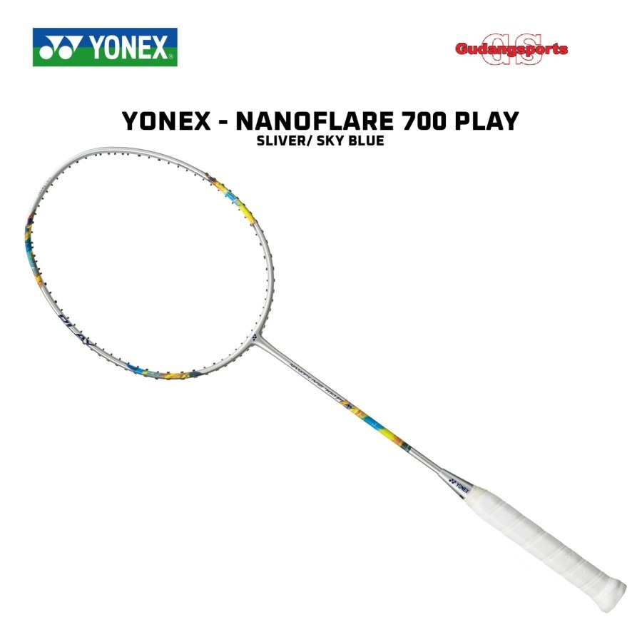 Jual New Raket Badminton Yonex Nanoflare 700 Play 2ND GEN Silver / Sky Blue | Shopee Indonesia