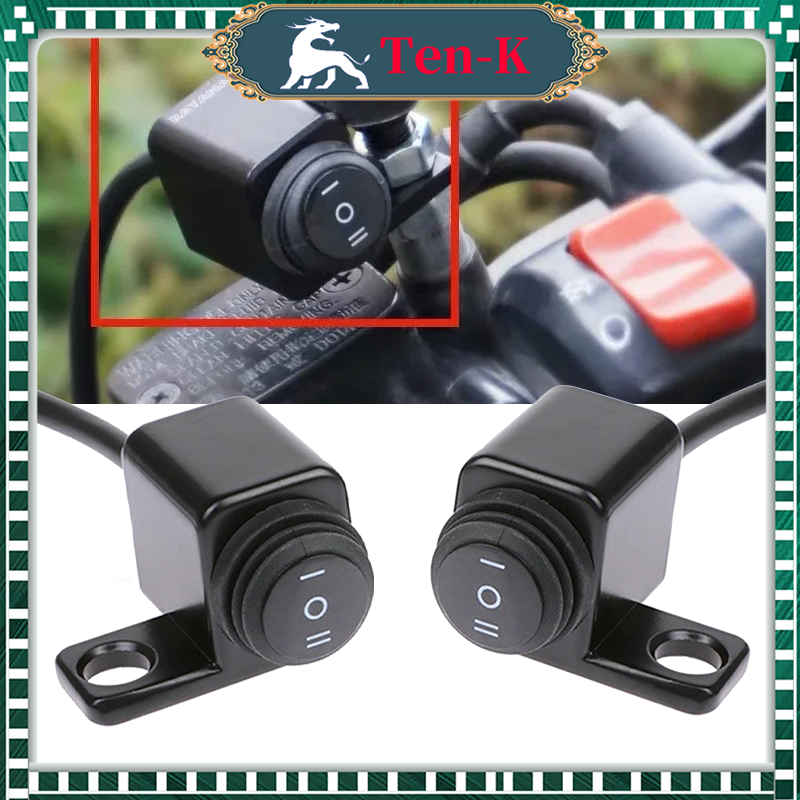 Jual Saklar Lampu Laser Motor Spion On Off On Waterproof 2 Mode 3 Kabel ...