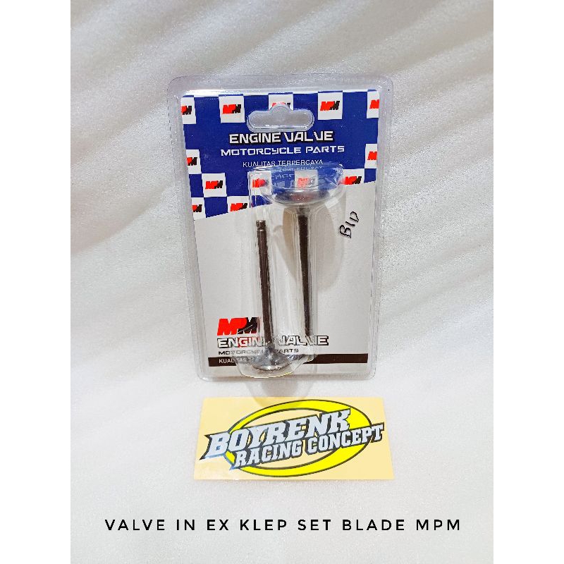 Jual KLEP SET VALVE SET IN EX BLADE REVO ABS MPM-BOYRENK | Shopee Indonesia